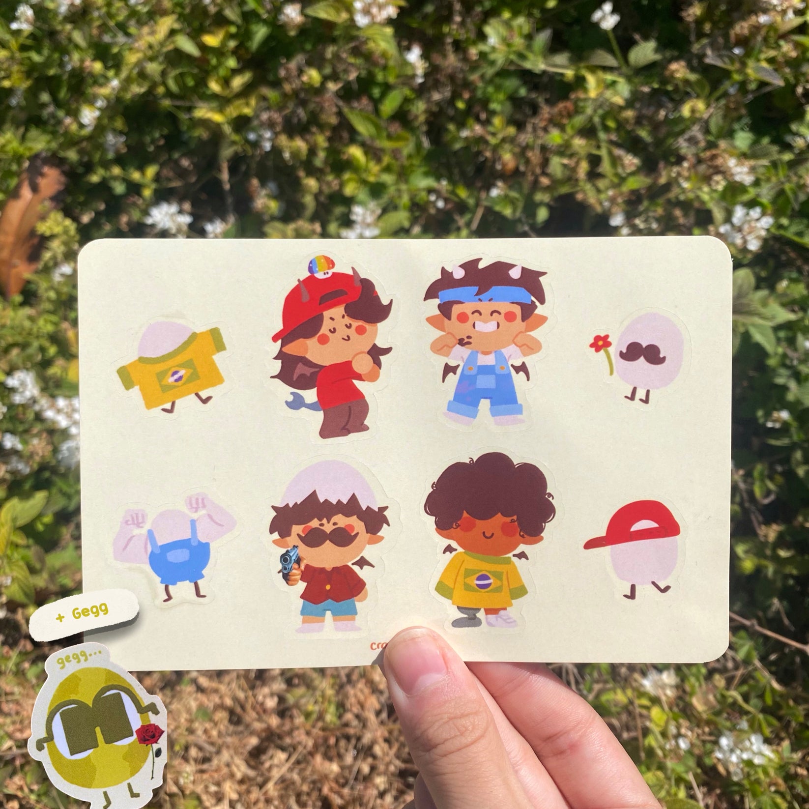 QSMP Egg stickers PRT 2!! + GEGG included – CRAYO.SHOP